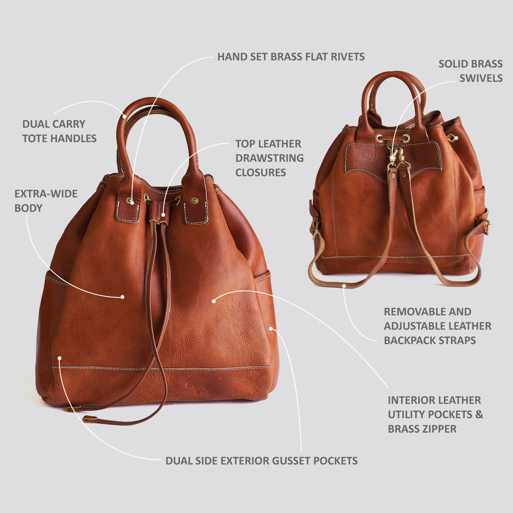 Stone-Washed Cowboy Tote No.115