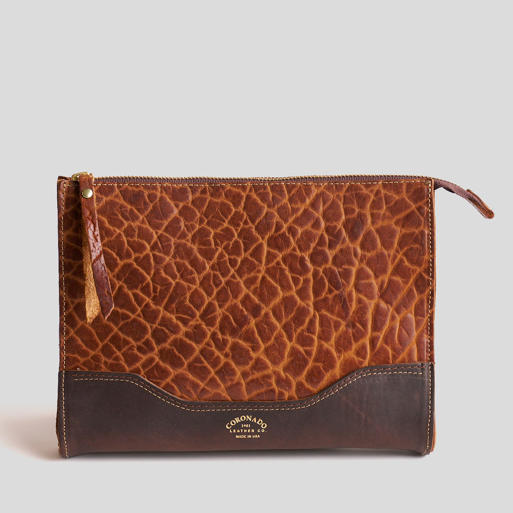 No.194 Bison Utility Pouch | Walnut