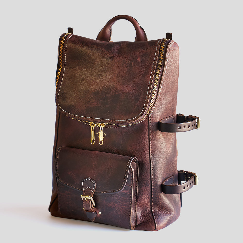 No.750 Top-Zip Backpack | Dearborn Brown