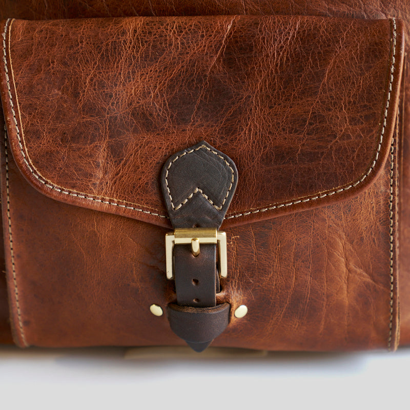 No.750 Top-Zip Bison Backpack | Antique Brown