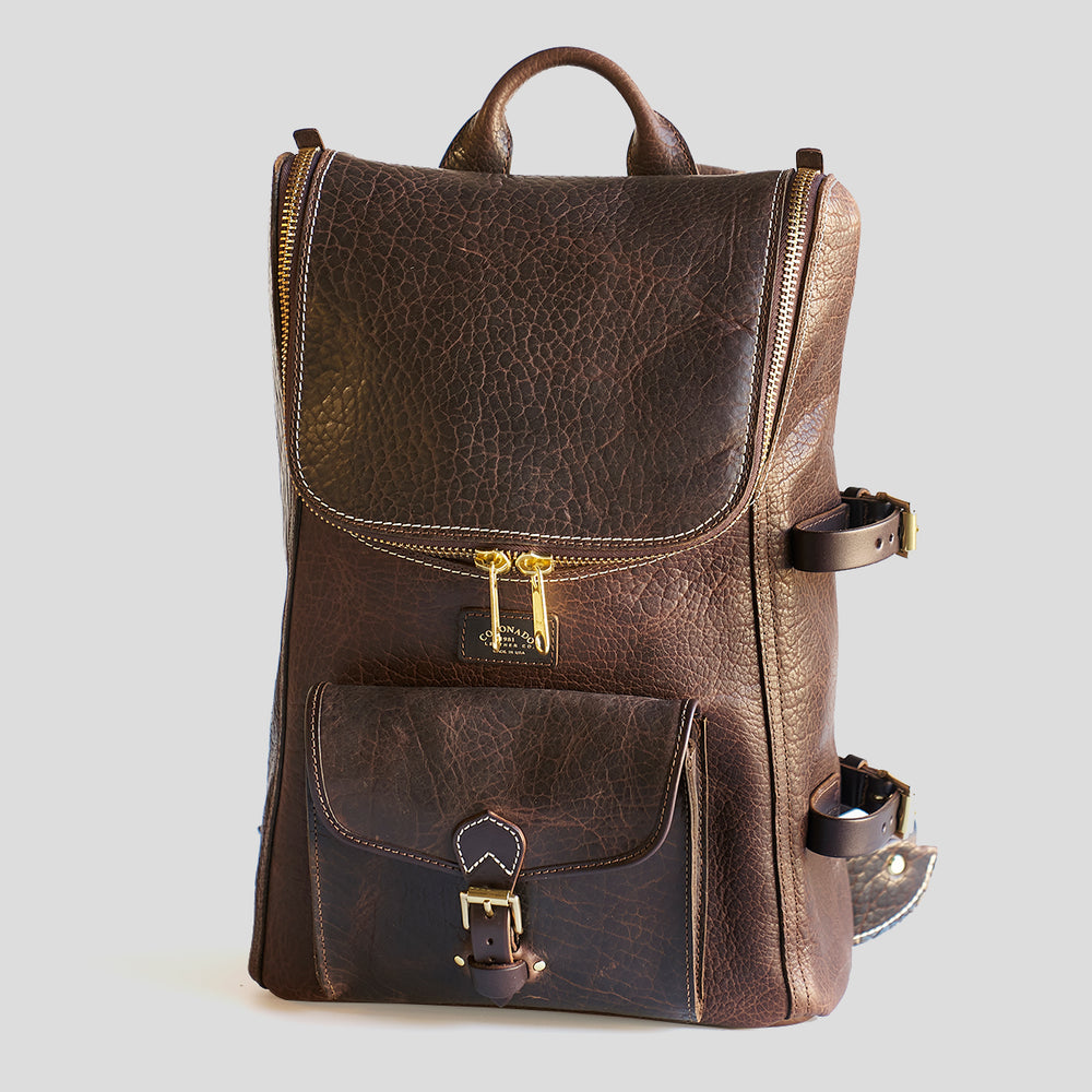 No.750 Top-Zip Backpack | Bison Brown