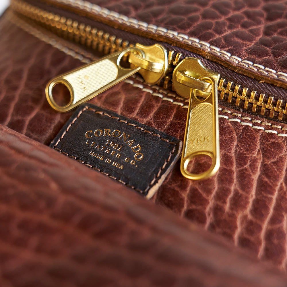 No.750 Top-Zip Backpack | Bison Walnut