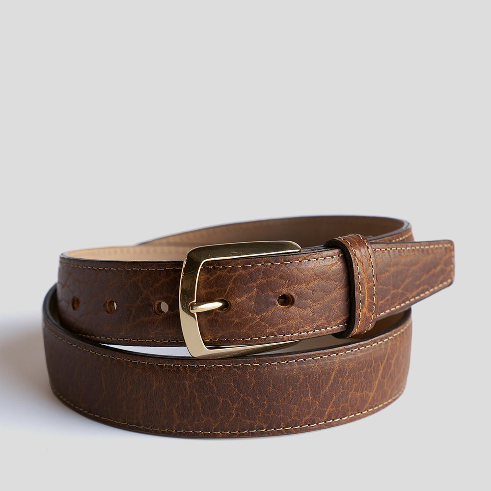 No.715 Executive Belt | Bison Walnut