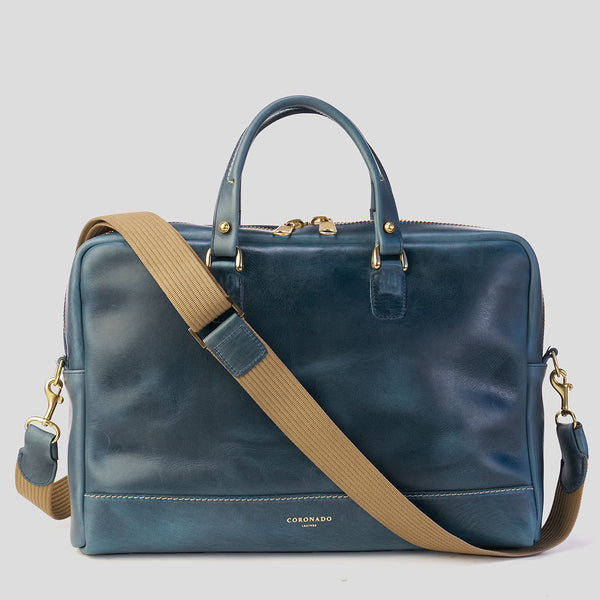 The Porter Briefcase No.210 | Horween® Indigo