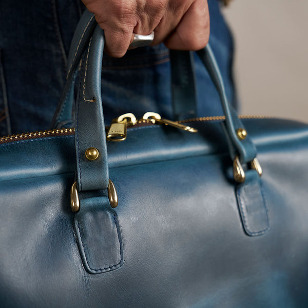 The Porter Briefcase No.210 | Horween® Indigo