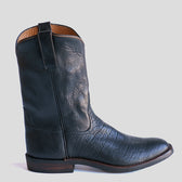 Roper Boot No.10 | Horween® Black Bison & Horsebutt
