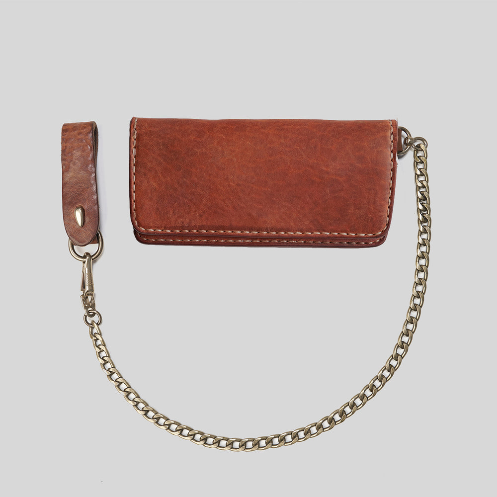 No.830 Long Vintage Stone-Washed Wallet