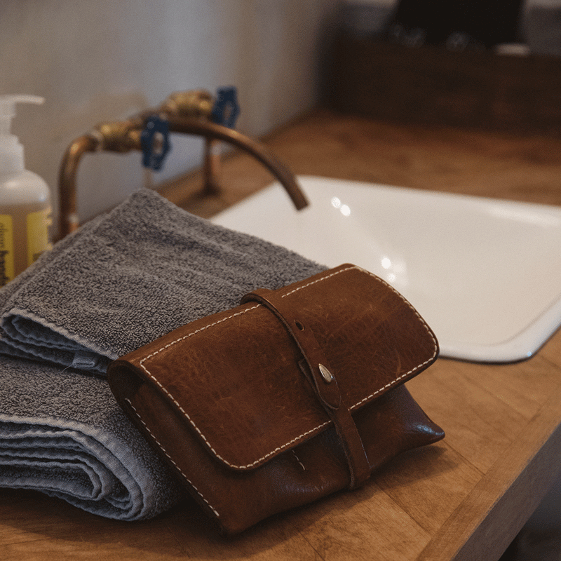 Vintage Stone-Washed Roll Dopp #961