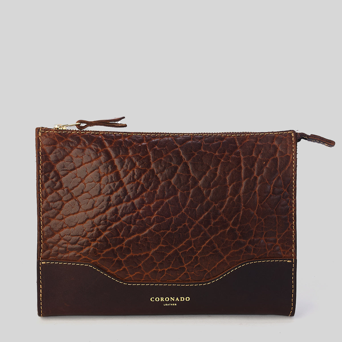 No.194 Bison Utility Pouch | Walnut