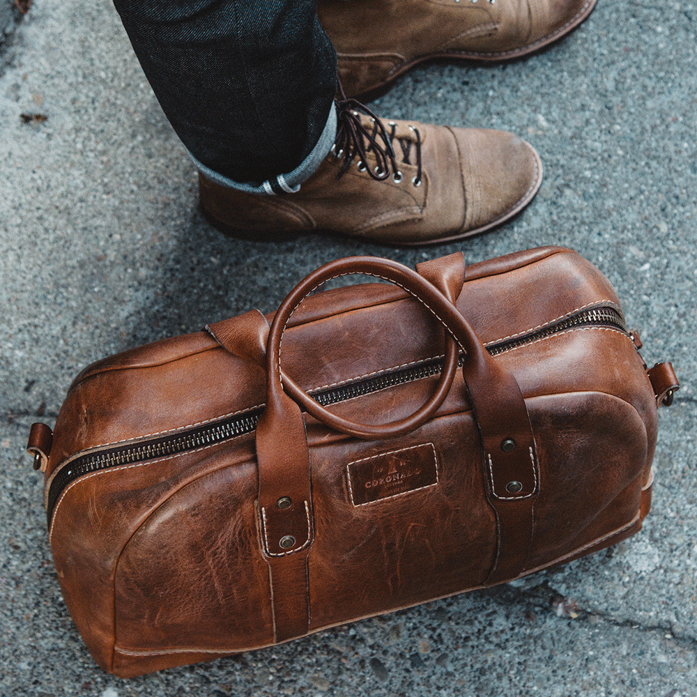 Vintage Stone-Washed Duffel #120