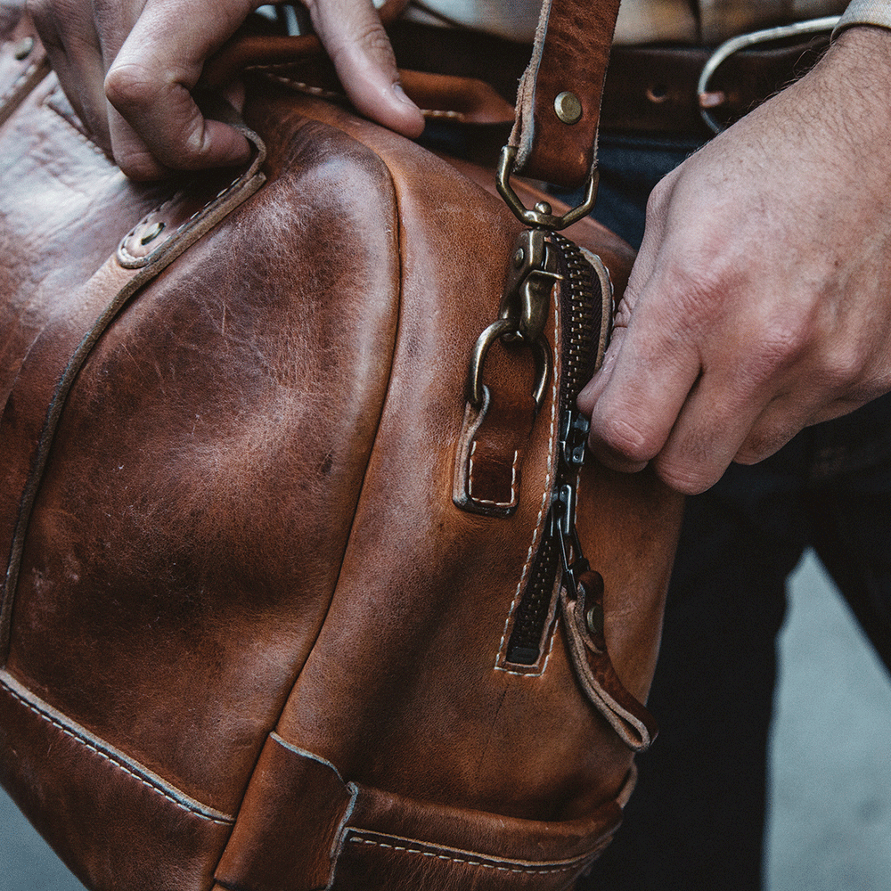 Vintage Stone-Washed Duffel #120